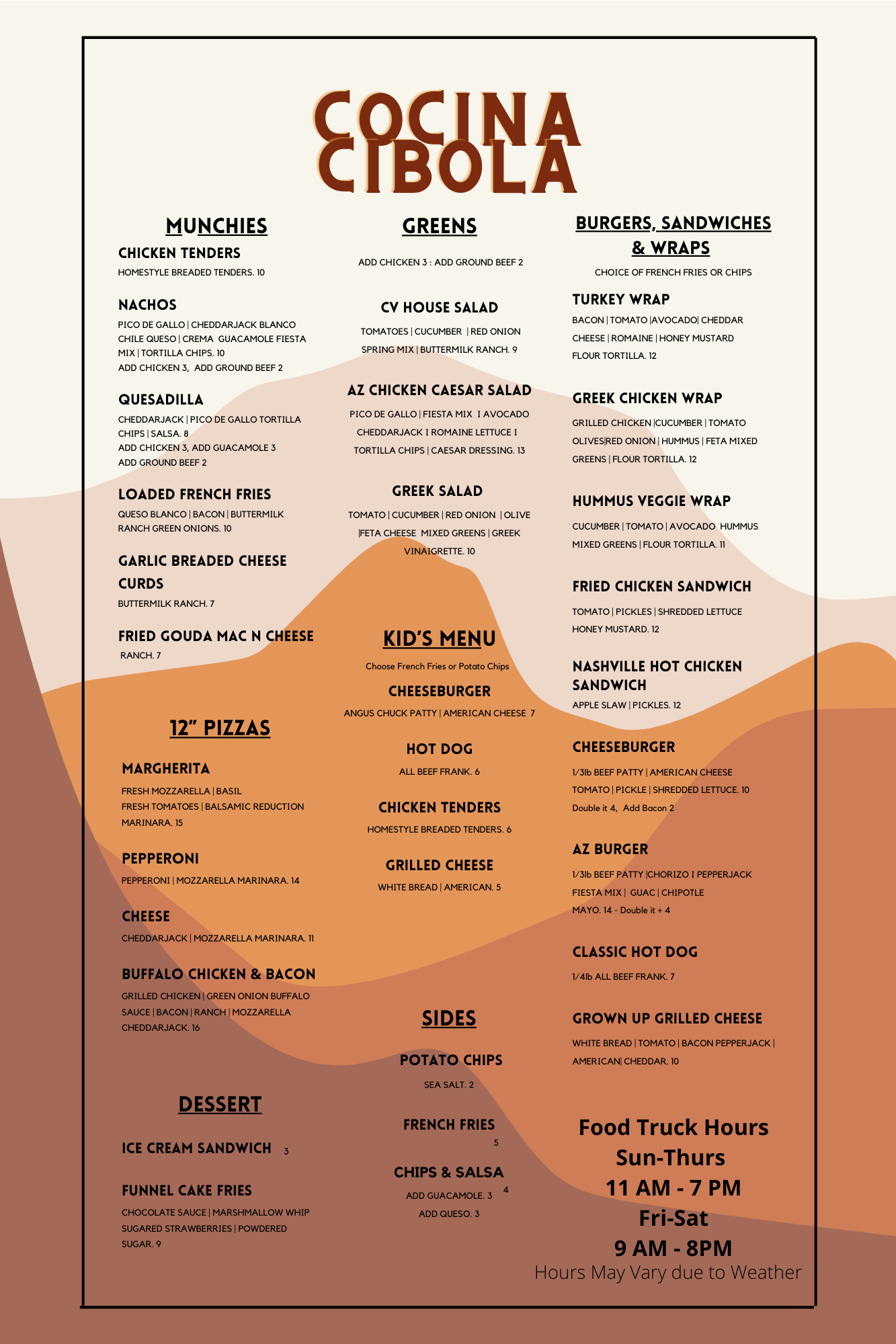 FOOD & BEVERAGE – Cibola Vista Resort & Spa – Official Site